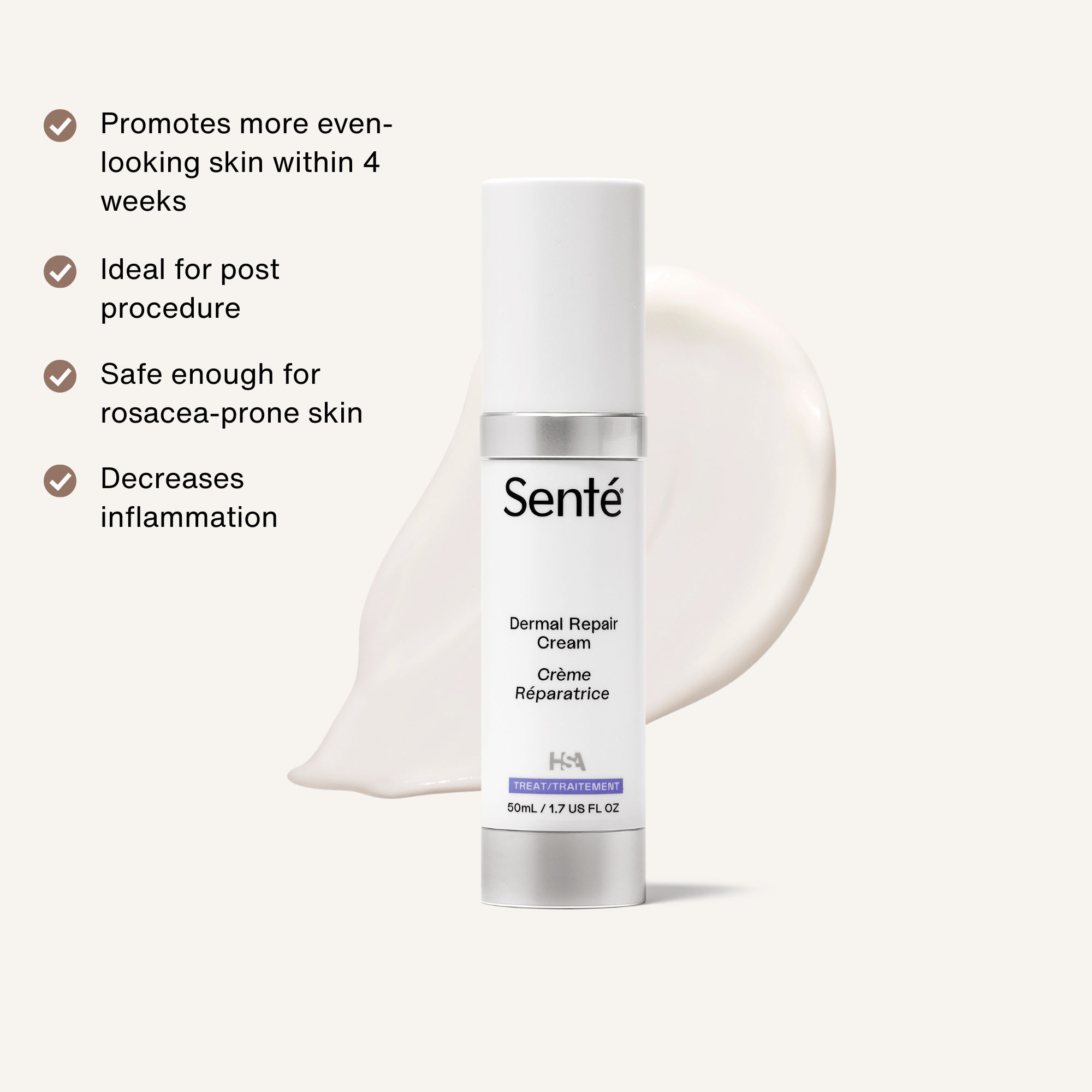 Dermal Repair Cream | Hydrate and Renew Your Skin | Senté